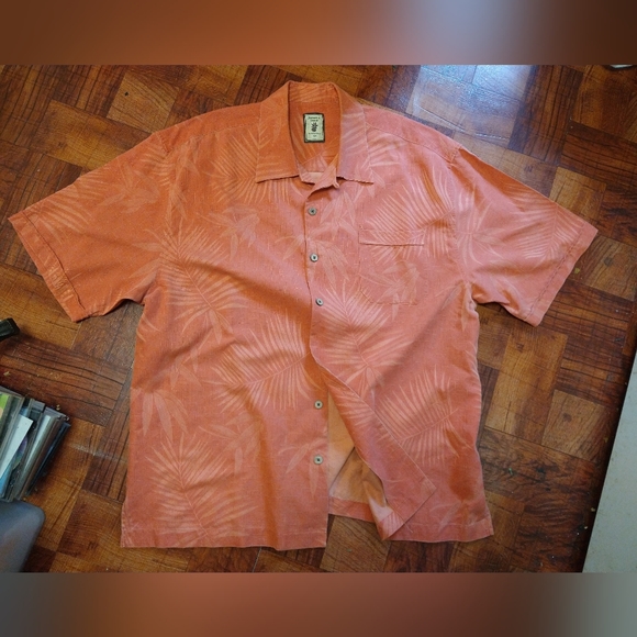 Jamaica Jaxx | Shirts | Jamaica Jaxx 0 Silk Palms Island Beach Coral ...